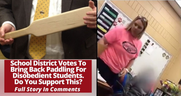 Shocking Video Shows Elementary School Principal Aggressively Paddling ...