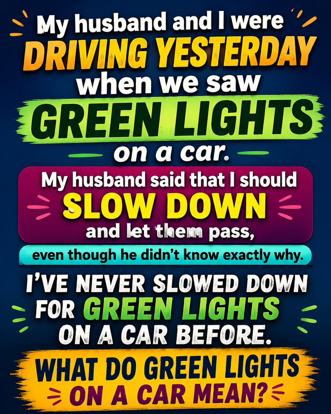 The Surprising Truth About Green Lights on Vehicles That Most Drivers ...